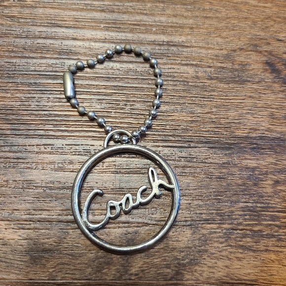 Coach | Accessories | Coach Silver Tone Spellout Hang Tag | Poshmark